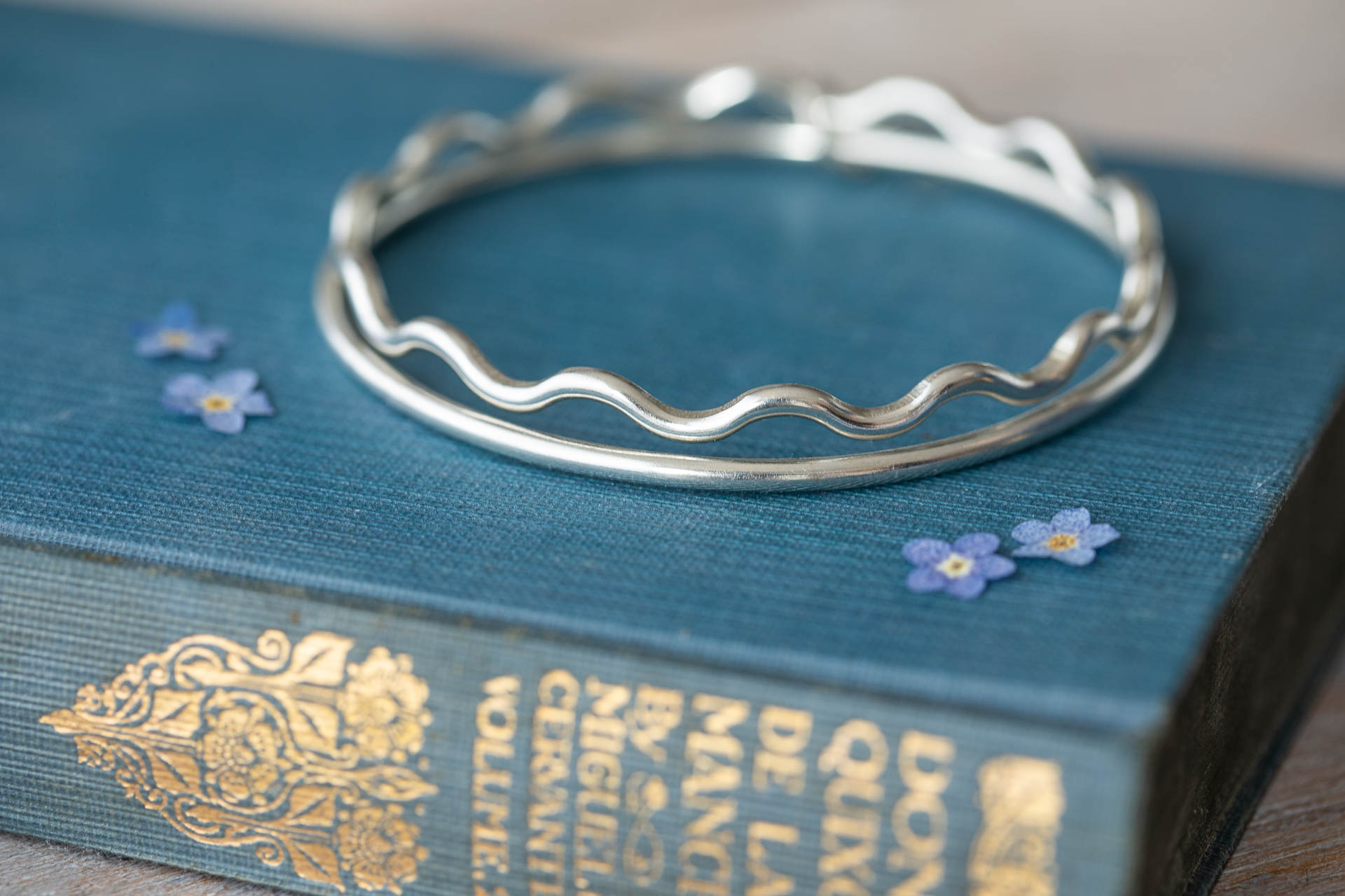 Gentle Tide Tidal Wave Bangle | Handmade Jewellery | Norfolk